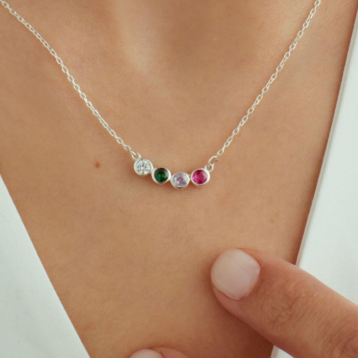 Personalized Birthstone Necklace – Customize You Shop