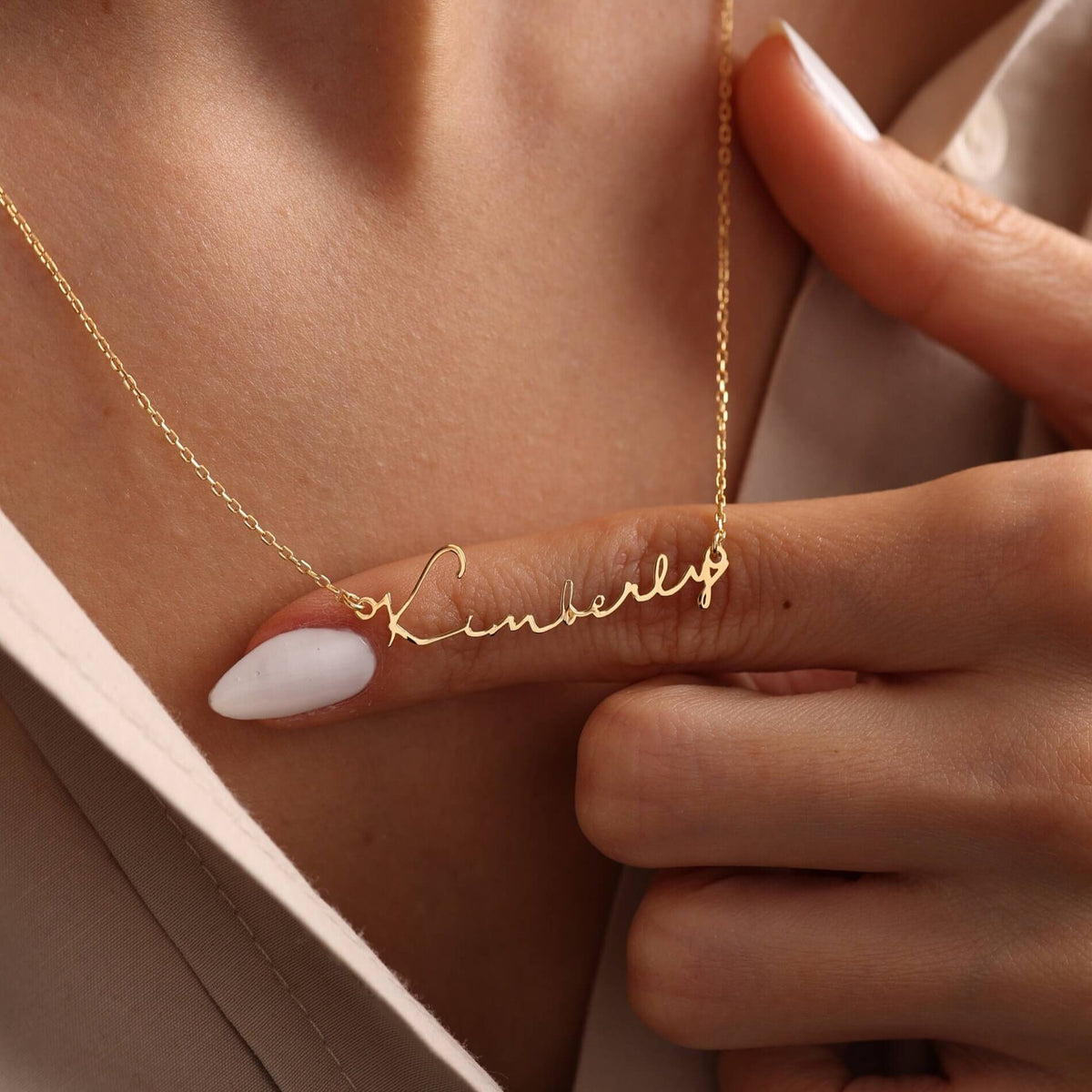 Personalized Signature Necklace – Customize You Shop