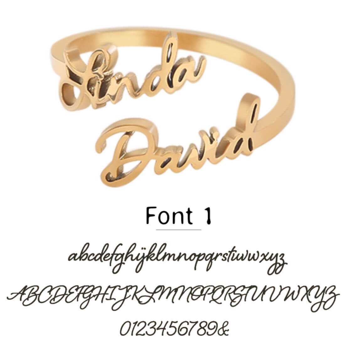 Personalized Name Ring – Customize You Shop